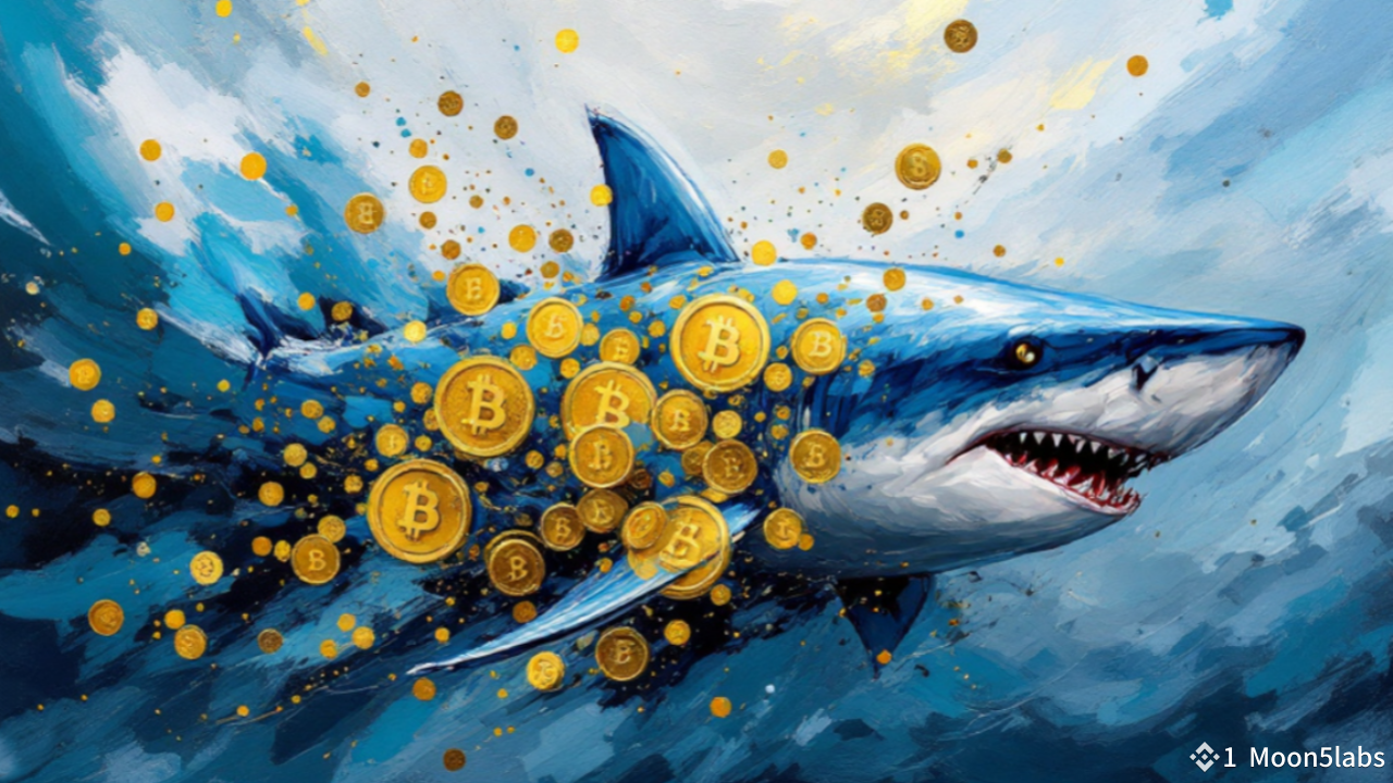 Bitcoin Whales and Sharks Are Returning to Buying BTC | Moon5labs on Binance Square