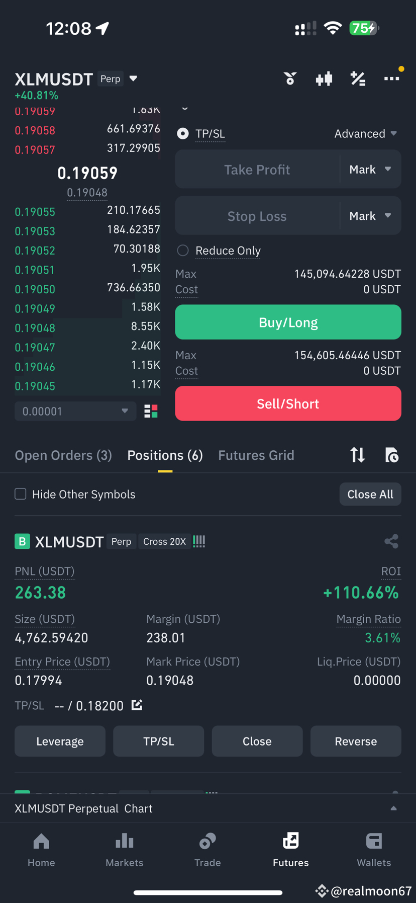$XLM Hold or close.? | realmoon67 on Binance Square