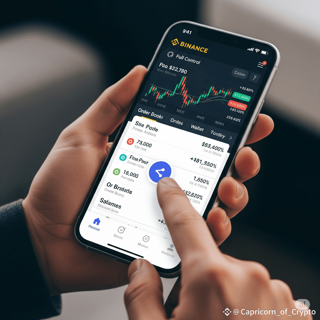 #BinanceApp #CryptoAnywhere #BinancePower #MobileTrading | Capricorn_of ...