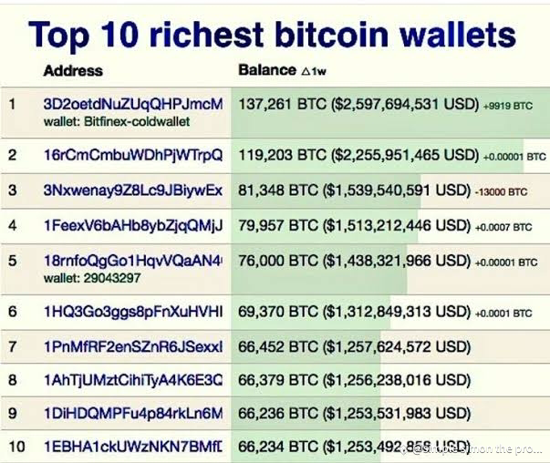 THE TOP RICHEST $BTC WALLETS THAT WILL SHOCK YOU WITH THEIR | simple ...