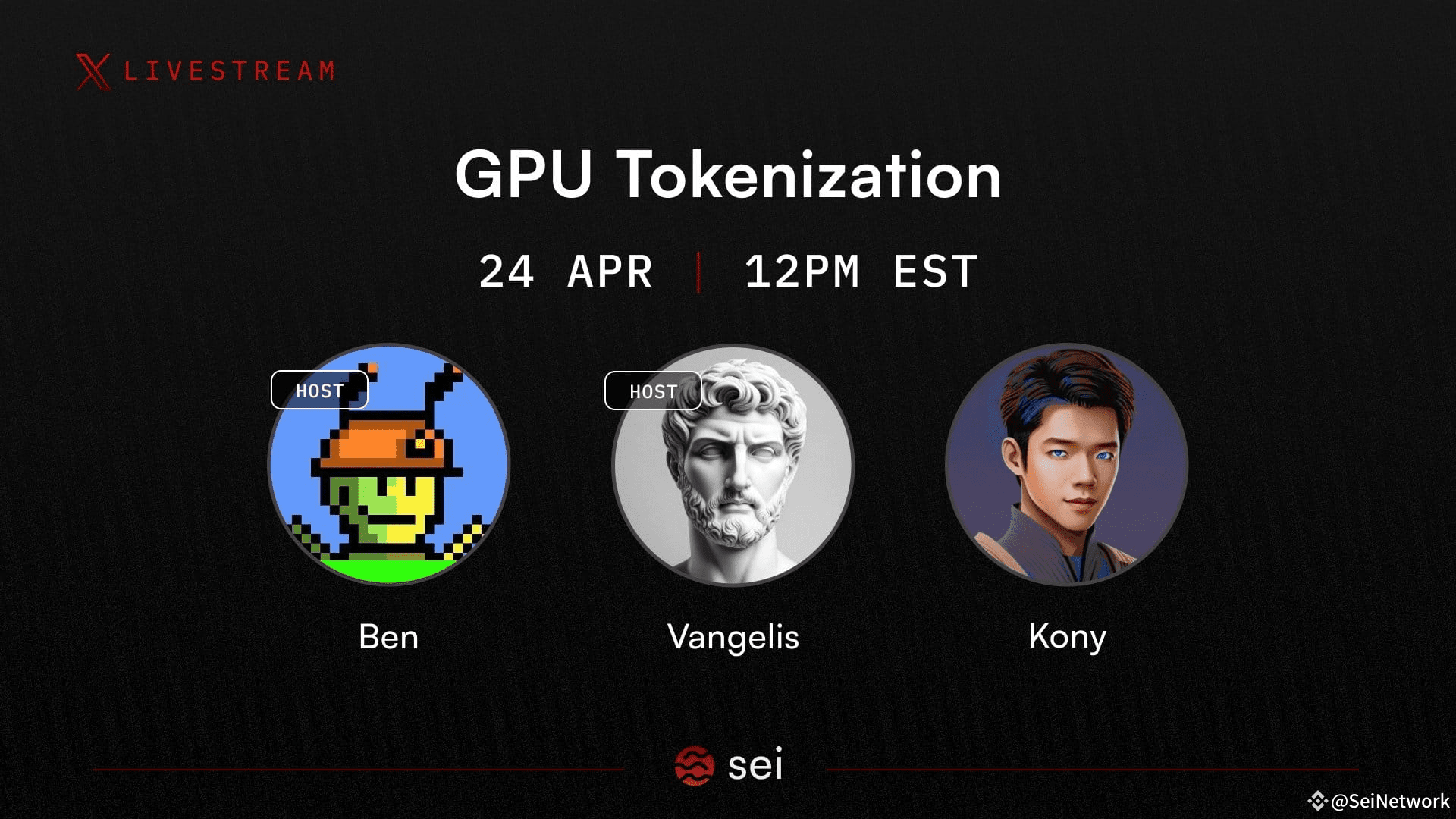 This Thursday (Apr 24) at 12PM EST: The Sei Research Initia | Sei Official on Binance Square