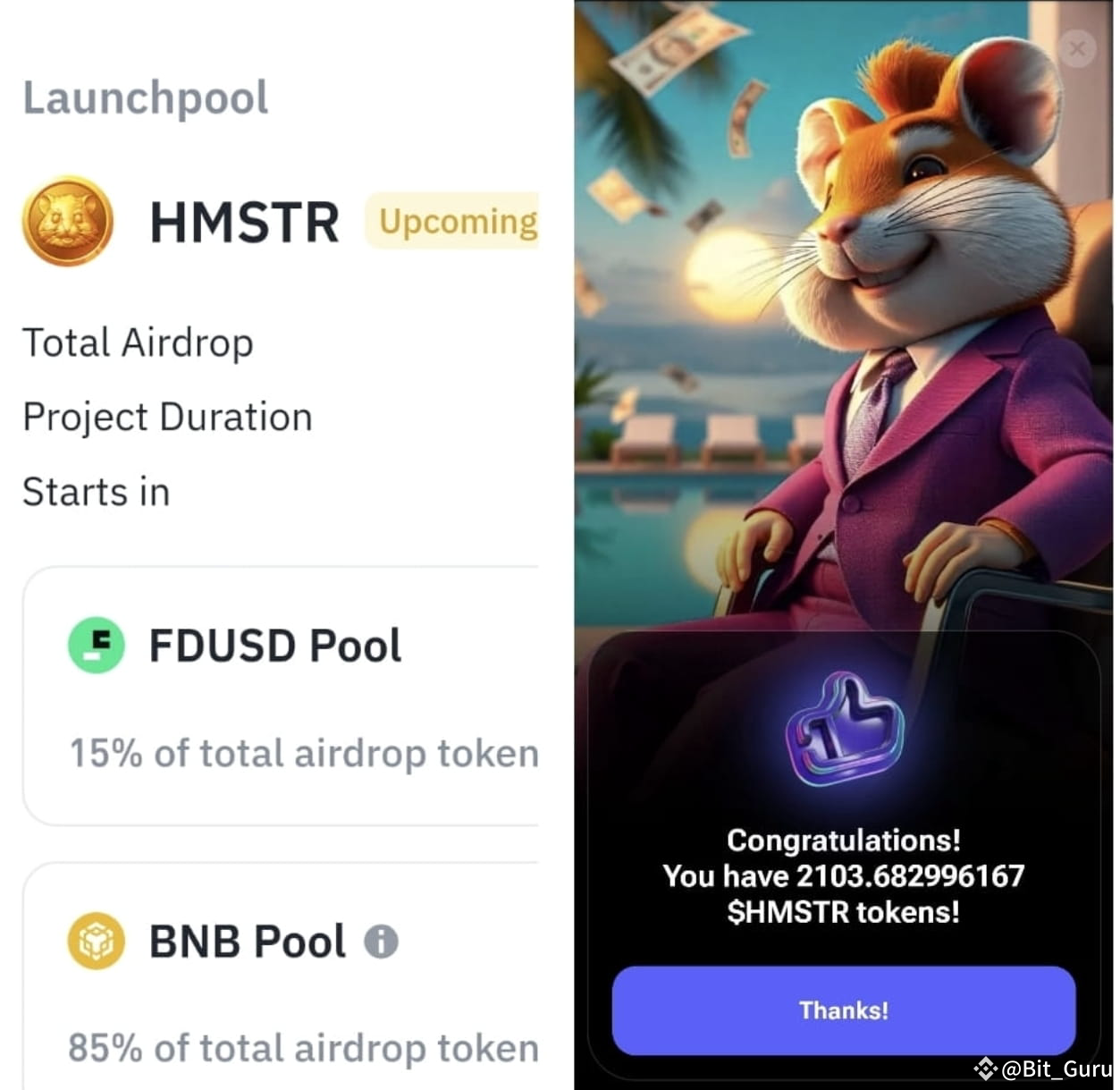 🚀 Get Ready for Hamster Kombat $HMSTR on Binance Launchpool | Bit_Guru on Binance Square