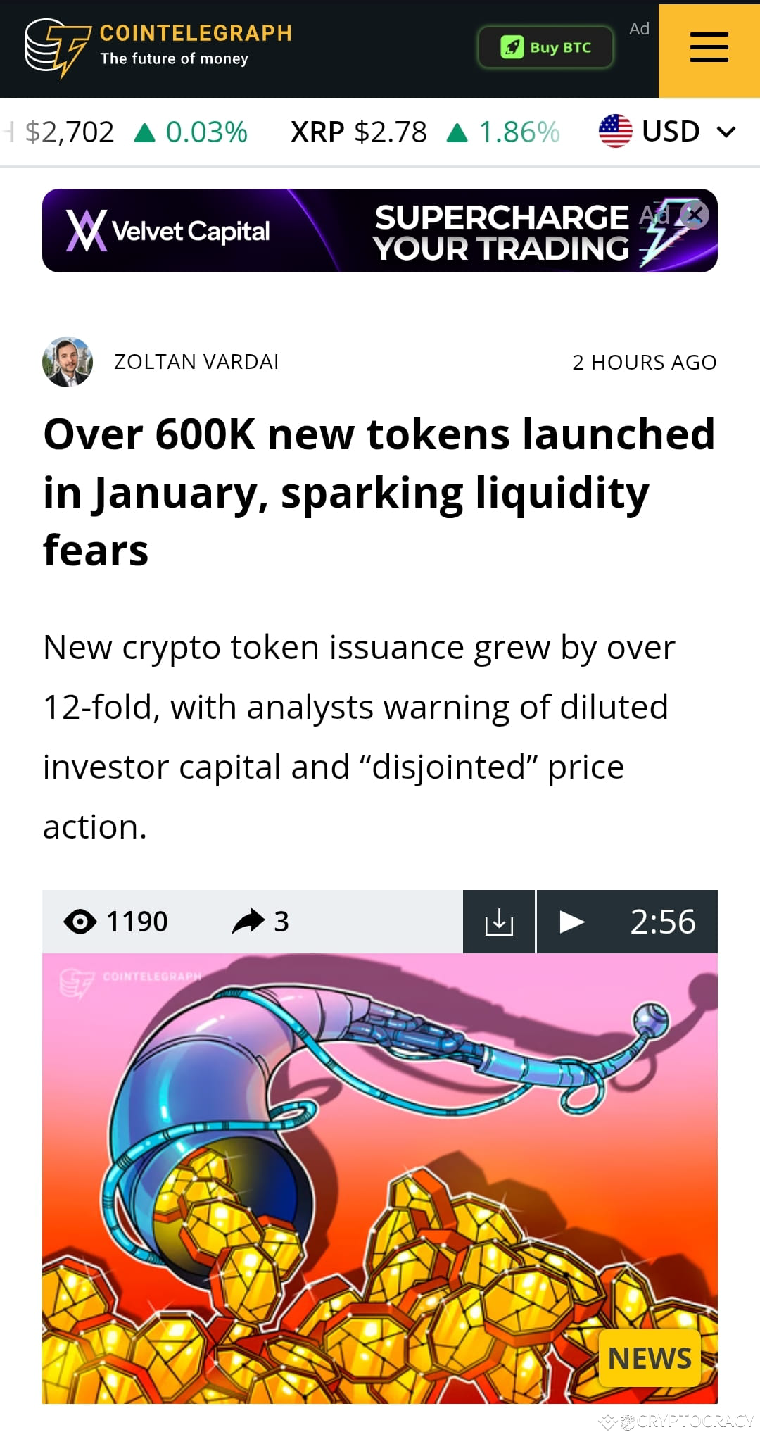 🚨 NEWS ALERT 🚨 According to a rep | CRYPTOCRACY on Binance Square