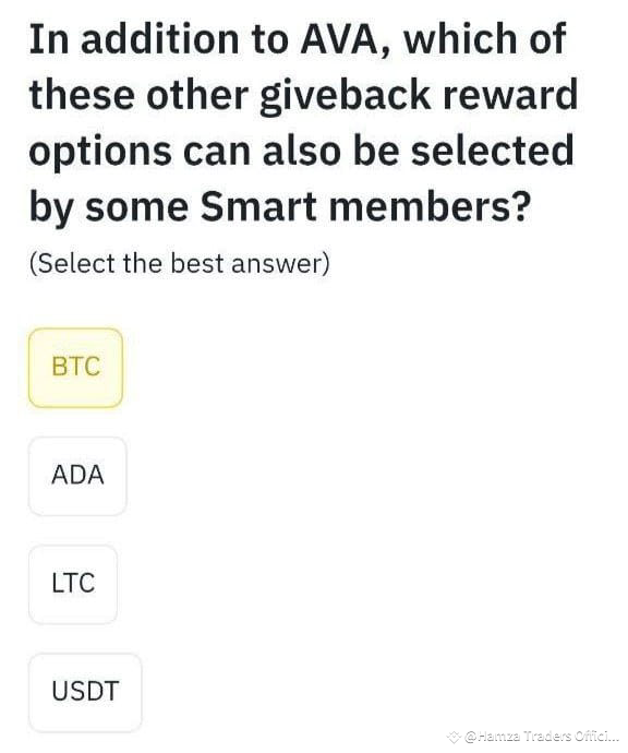 Ava Coins Next 4 Quiz Answers $BTC | Hamza Traders Official on Binance Square