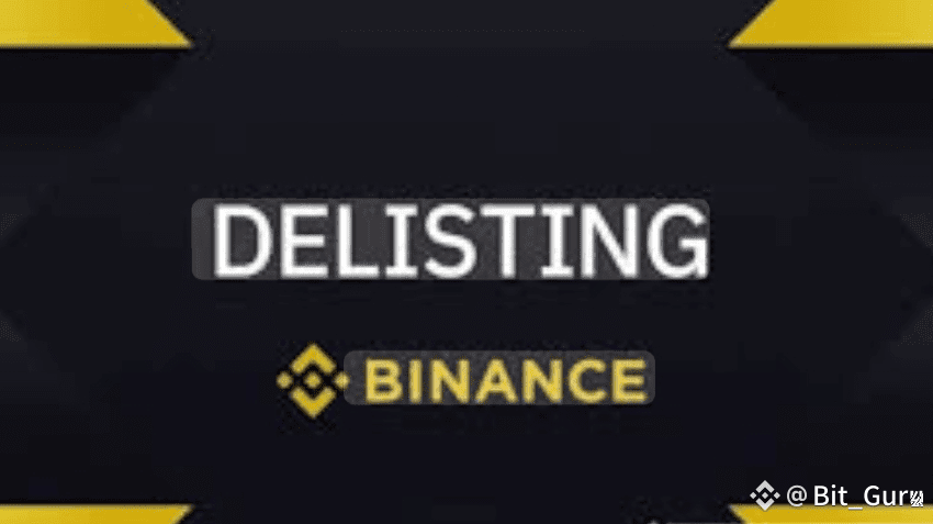 🚨 Binance Delisting Alert – Action Required! ⚠️ | Bit_Guru on Binance ...