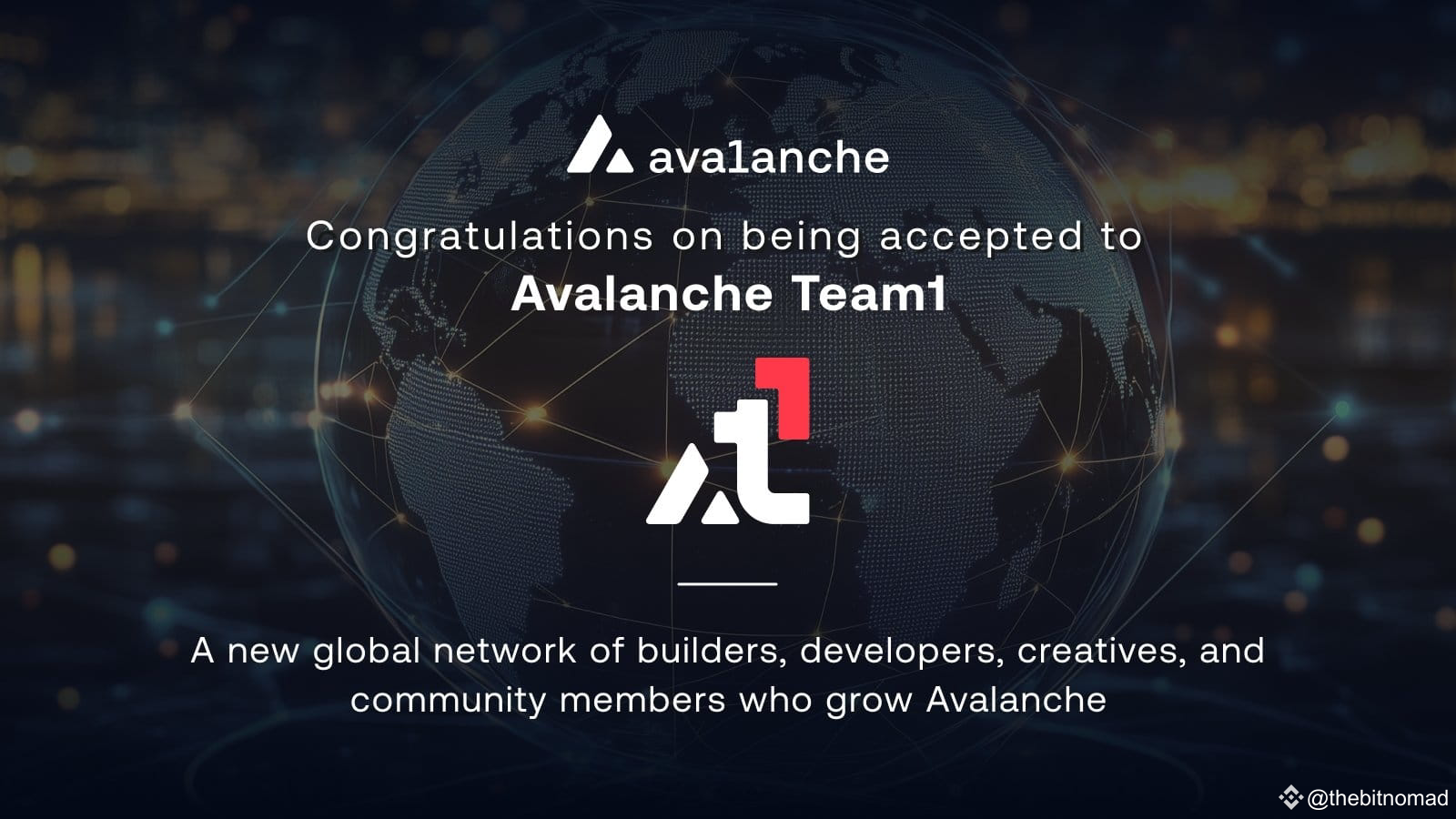 Excited to announce that I've been accepted into the Avalanc ...