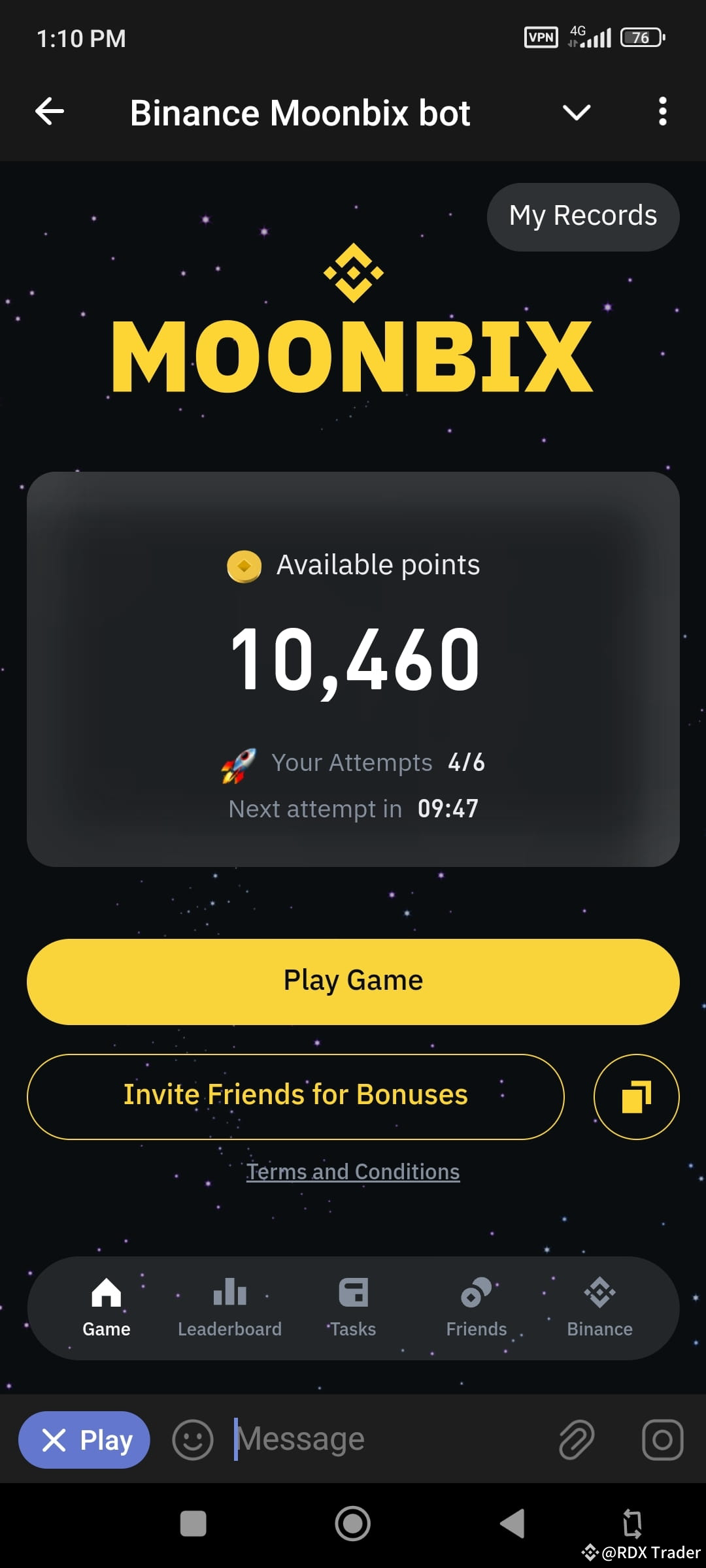 Moon Bix Bainace official project | RDX Trader on Binance Square