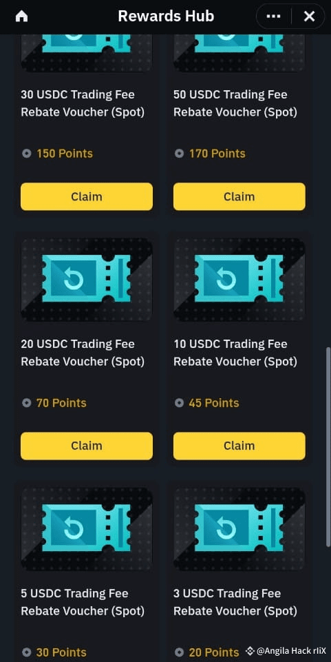 This looks like a snapshot from a rewards or crypto trading | Angila Hack rIiX on Binance Square
