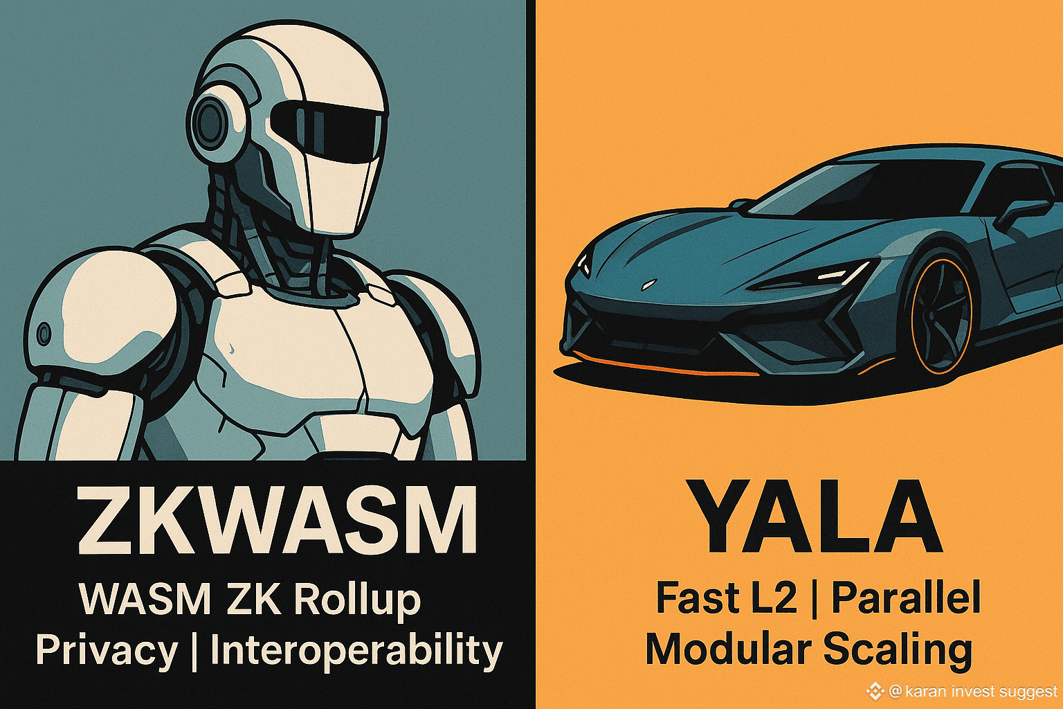 DIFERENCIA ENTRE $ZKWASM Y $YALA 🧠 $ZKWASM es una tecno | karan invest suggest en Binance Square