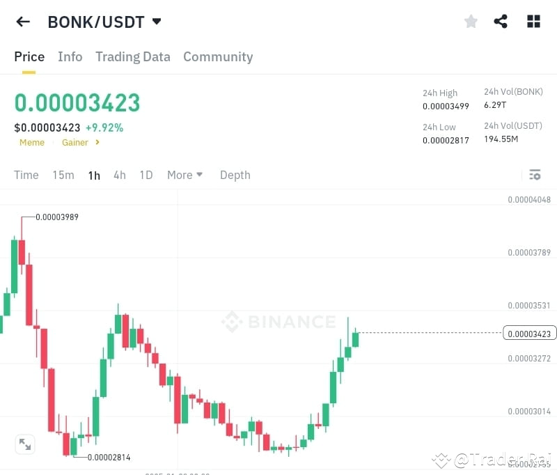 $BONK /USDT Trading Signal - Momentum Building Up 🚀 The | Trader Rai on Binance Square