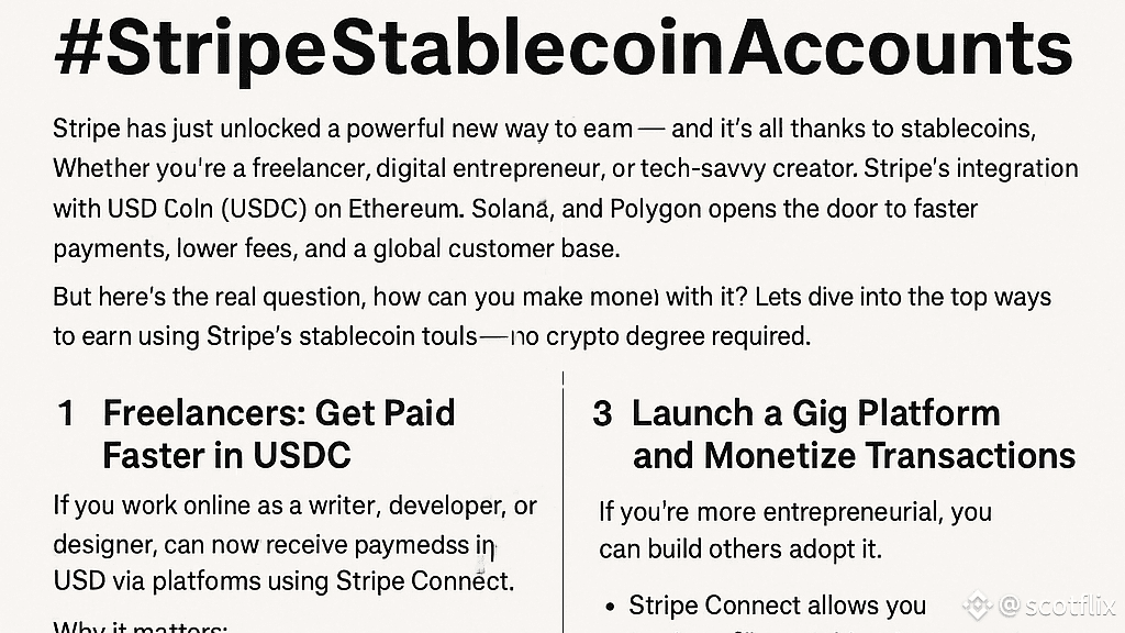How to Make Money with Stripe’s New Stablecoin Features: A Guide for Freelancers, Founders ...