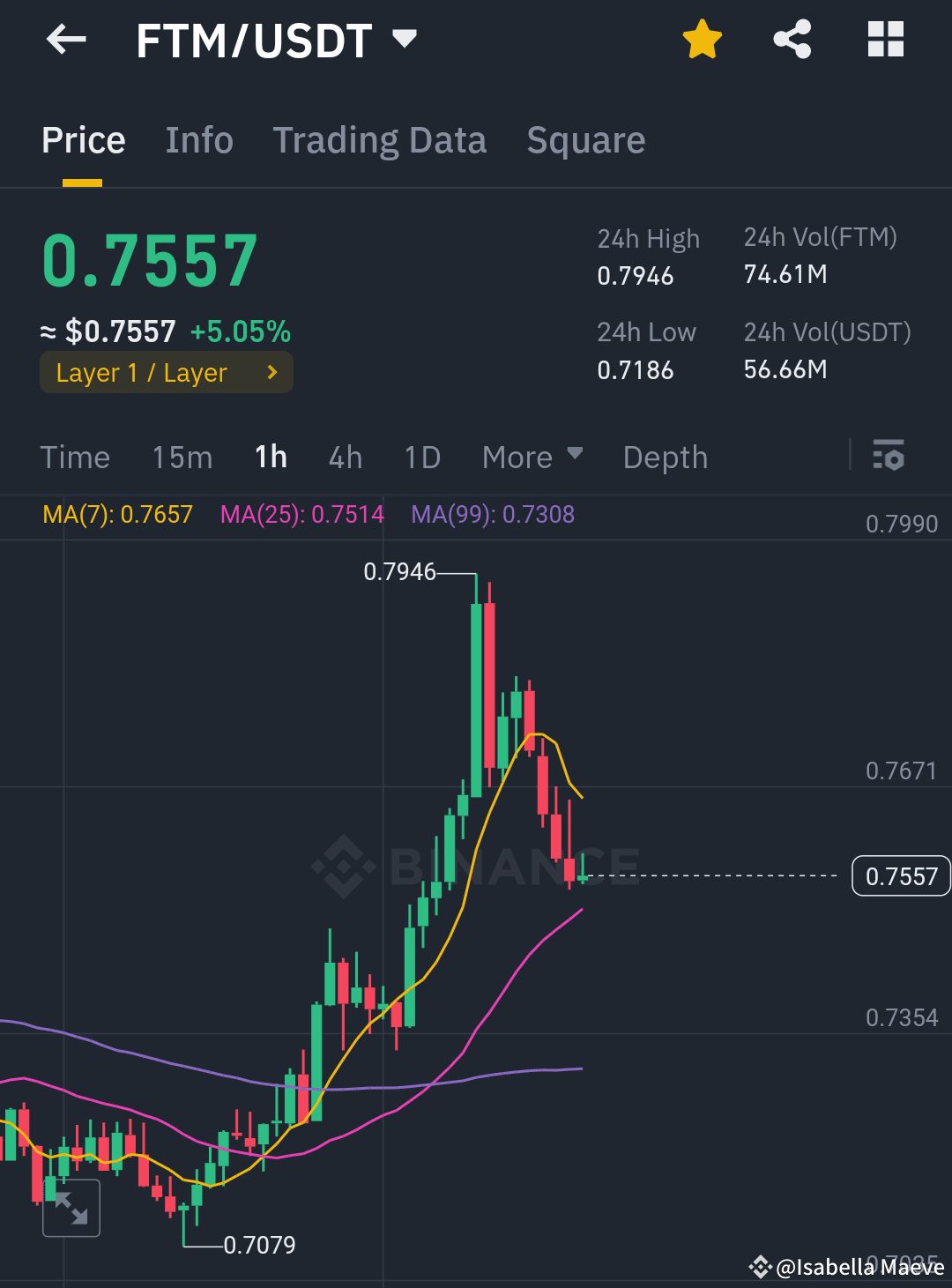 $FTM /USDT Technical Analysis & Opportunities Ahead FTM/USD | Token Slayer on Binance Square