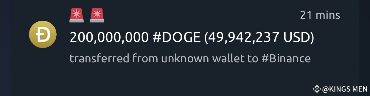 $DOGE 🚨🚨🚨 Alert 🚨🚨🚨 Another whale wallet Incoming | KINGS MEN on ...