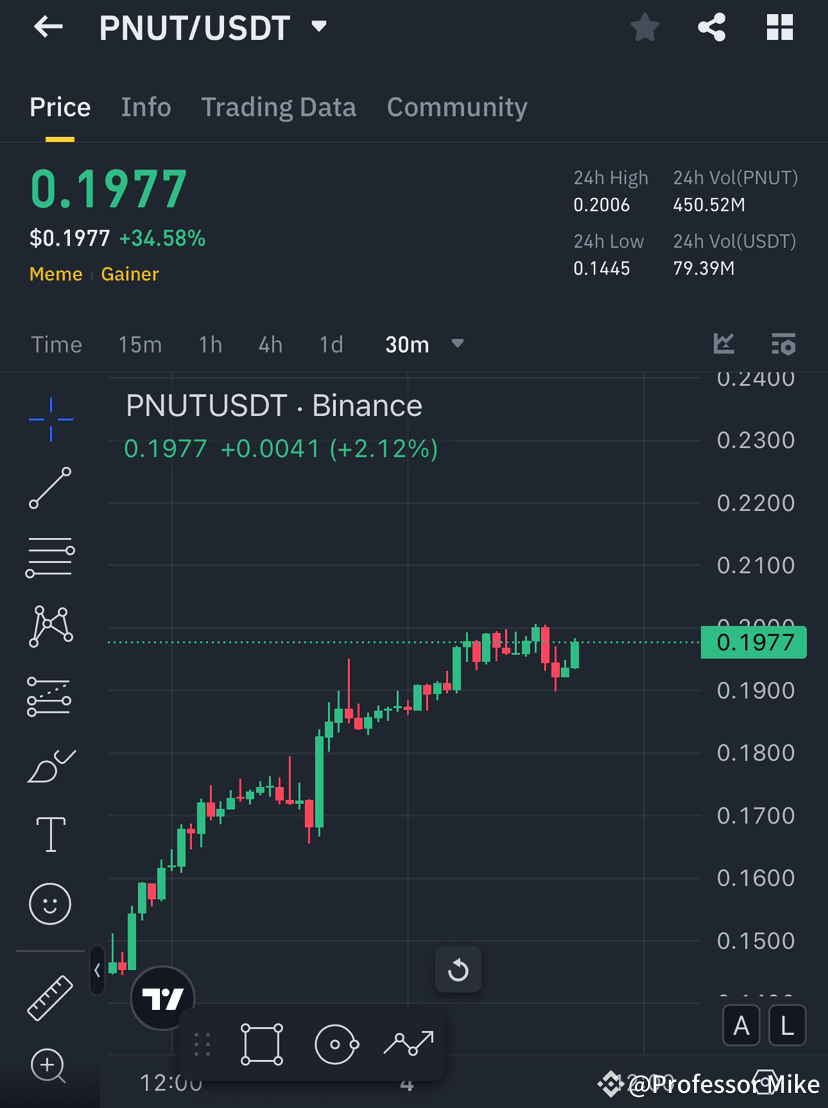 $PNUT /USDT Bull Run Confirmed – Time to Ride the Momentum! | Professor Mike on Binance Square