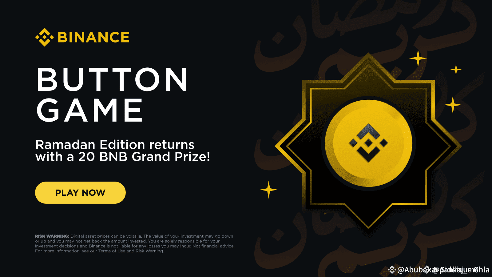 Win 20 BNB Grand Prize! 🚀 Click here to play & claim your s | Abubakar Siddique Ghauri on ...