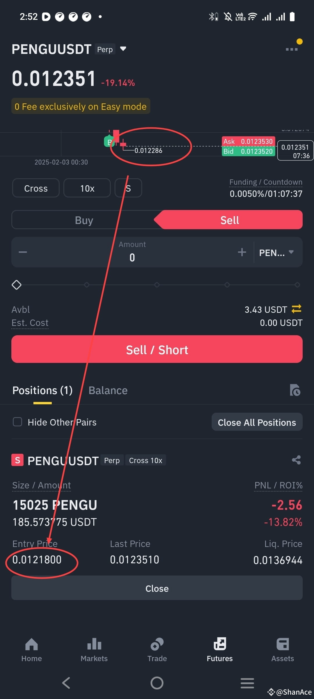 hello is it normal to happened? In future short my entry pri | ShanAce ...