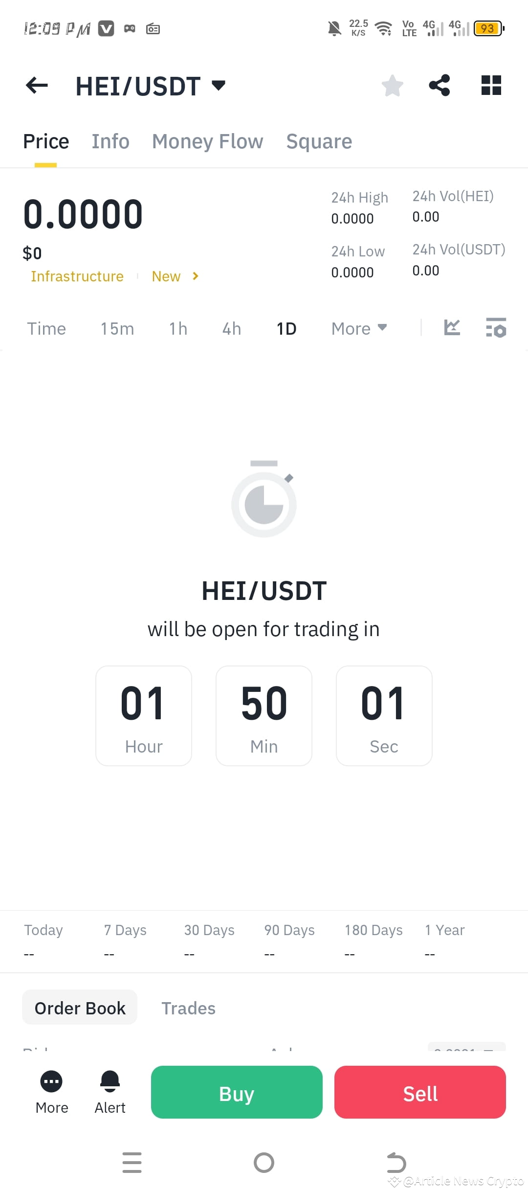 $HEI The HEI/USDT trading pair will open for trading in the | Article News Crypto on Binance Square