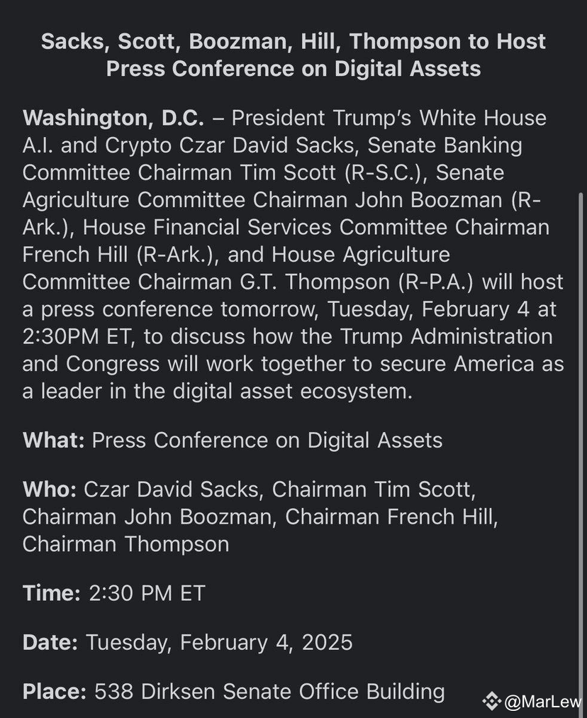 🚨Today at 8:30 PM, Trump and David Sacks will hold a confer | MarLew on ...