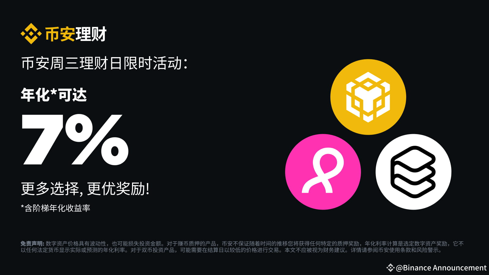 Binance Wednesday Wealth Management Day: New Limited-Time Event Not to ...