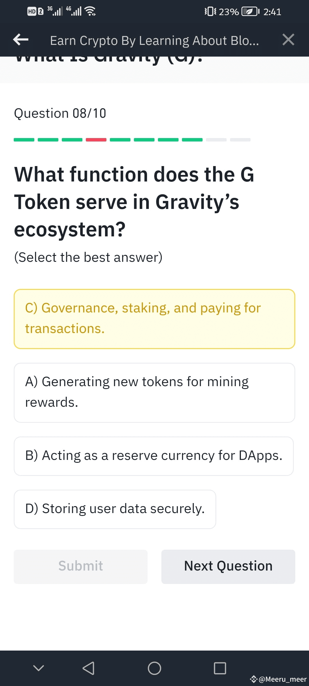#CryptoLovePoems Binance learn and earn Gravity $GRT quiz an | Meeru_meer on Binance Square