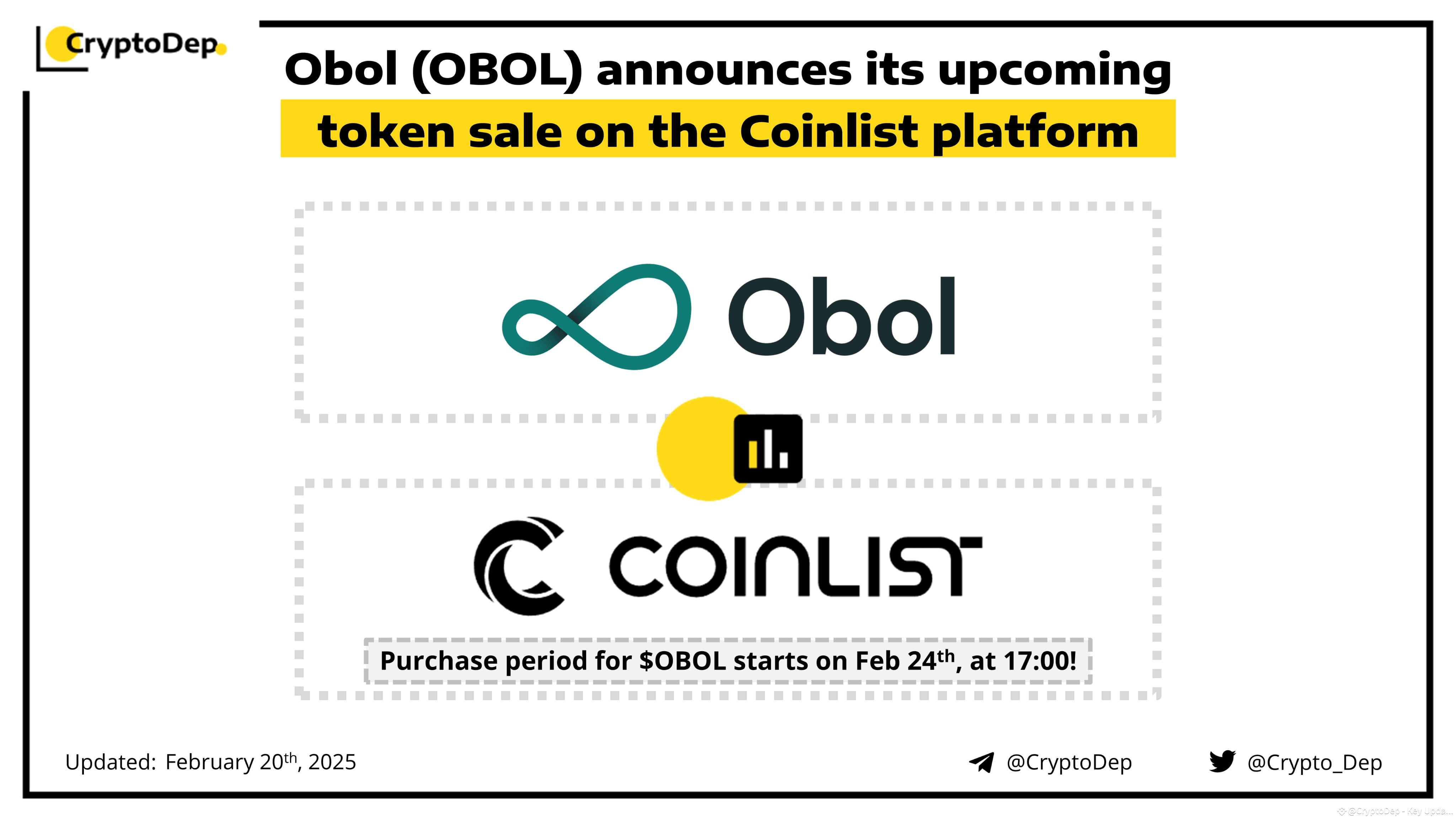 ⚡️ @Obol_Collective $OBOL announces its upcoming token sale | CryptoDep ...