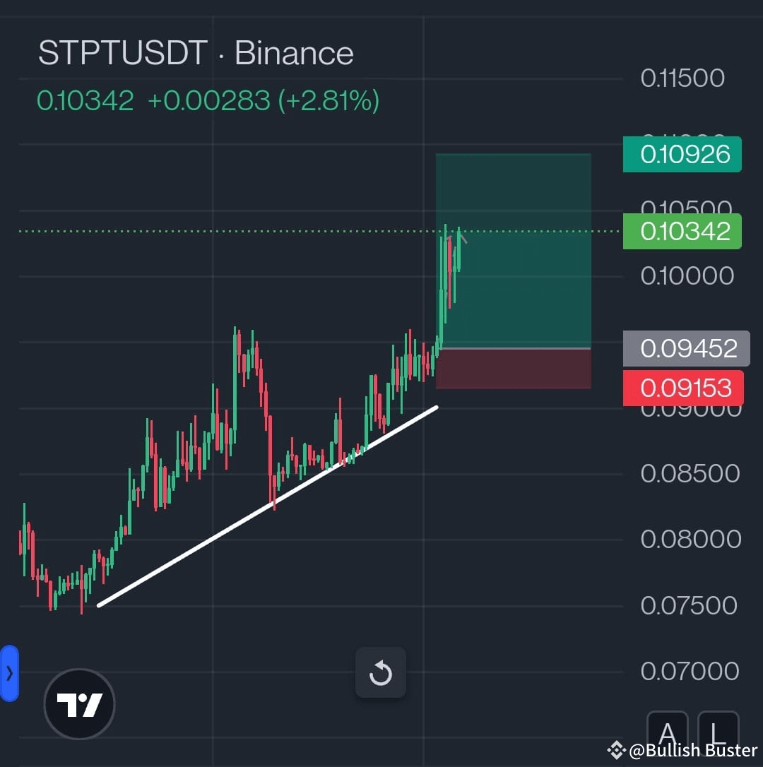 📈 $STPT /USDT - Bullish Trading Setup 🚀 💰 Current Price: | AlphaAnalyst on Binance Square