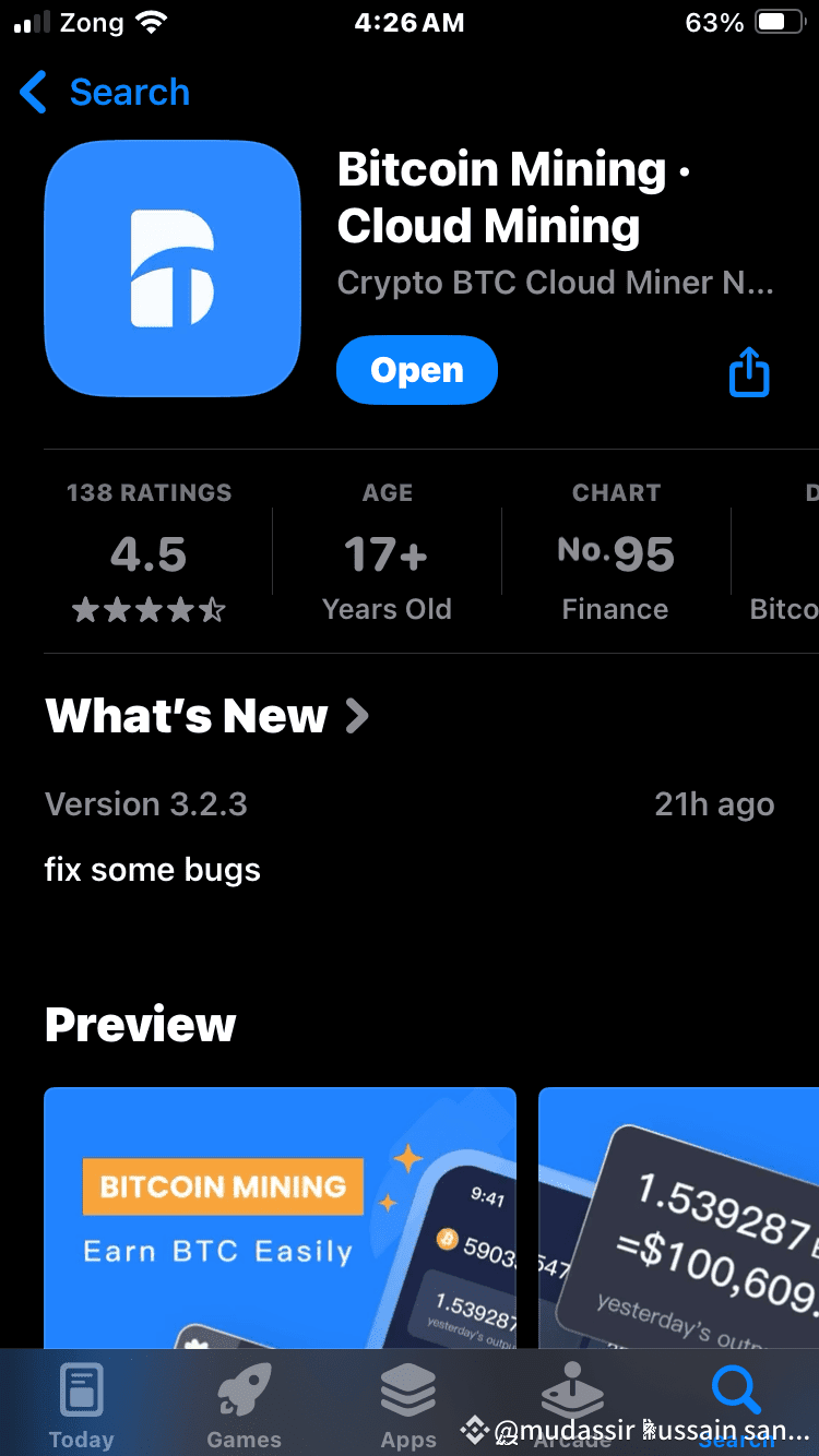 Download bitcoin miner and earn $BTC DAILY USE CODE : WOGBZM | mudassir ...