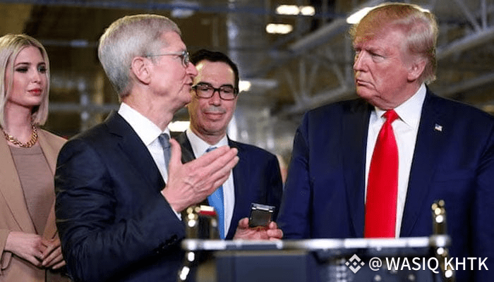 TRUMP TO APPLE: Build in the USA, Not India! US President D | WASIQ ...