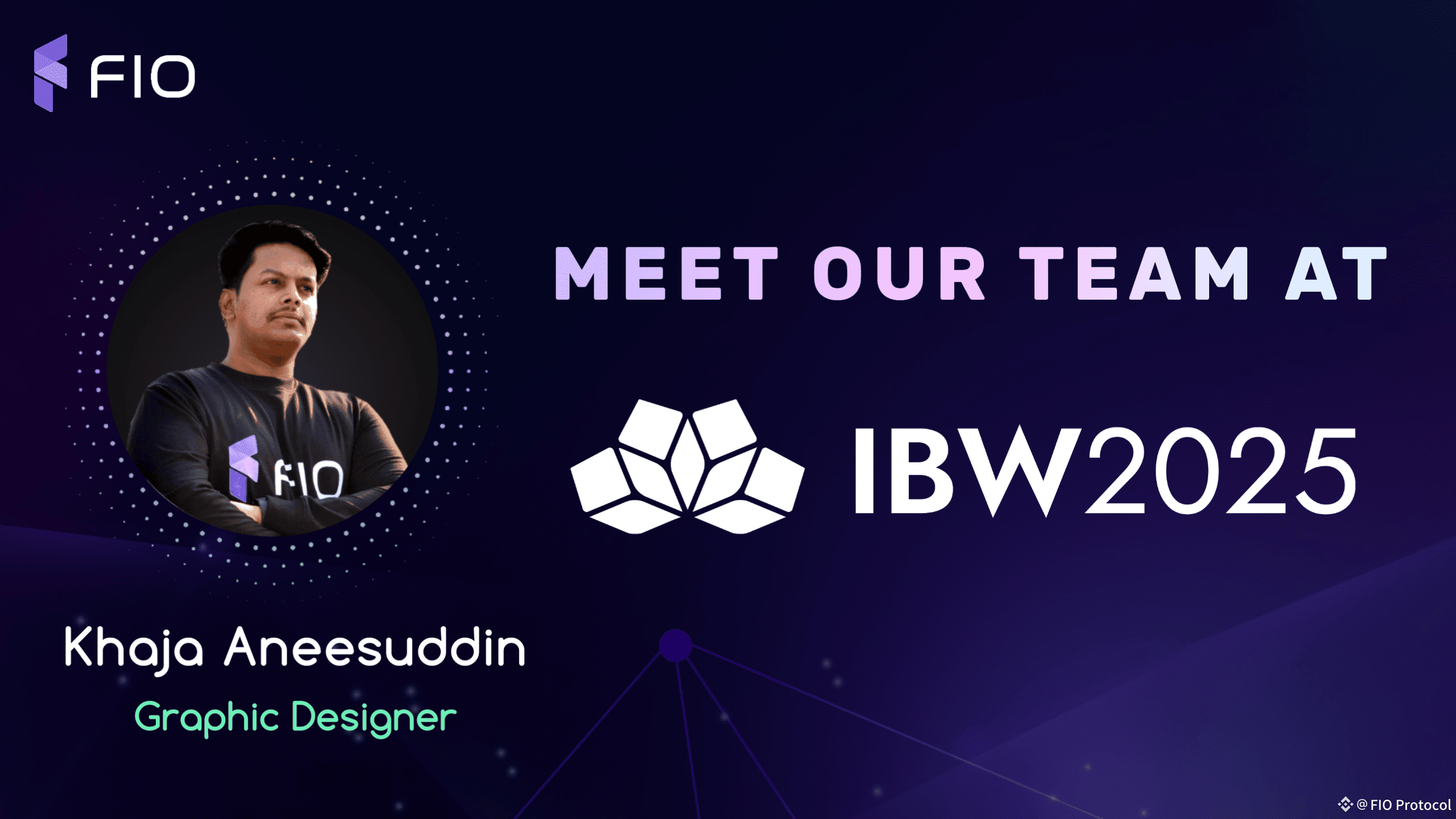 Meet the FIO team at #IBW2025 We’re excited to have Khaja | FIO ...