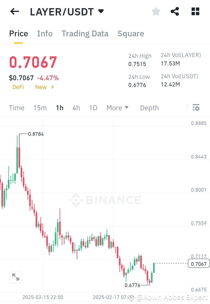 Super cent 💯 $LAYER /USDT – Is It Time for a Bounce or Bre | Aown Abbas Expert on Binance Square