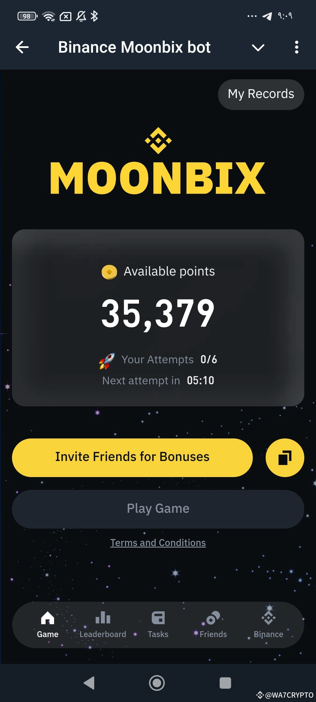 Binance Airdrop for Moonbix Moonbix is one of the newest cr | WA7CRYPTO ...