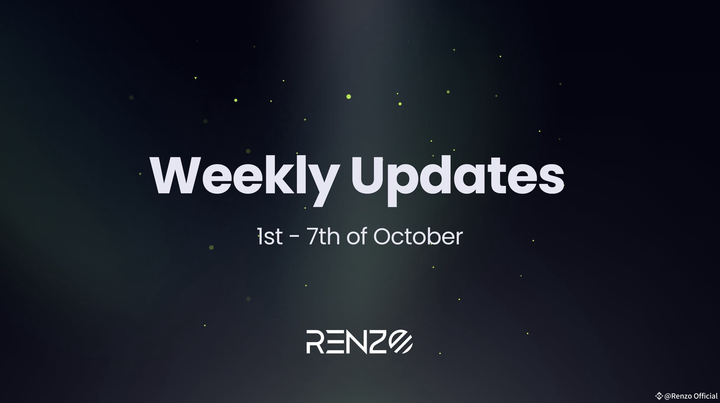 Renzo Protocol Weekly Updates TL;DR: 1️⃣ ezEIGEN announcem | Renzo ...