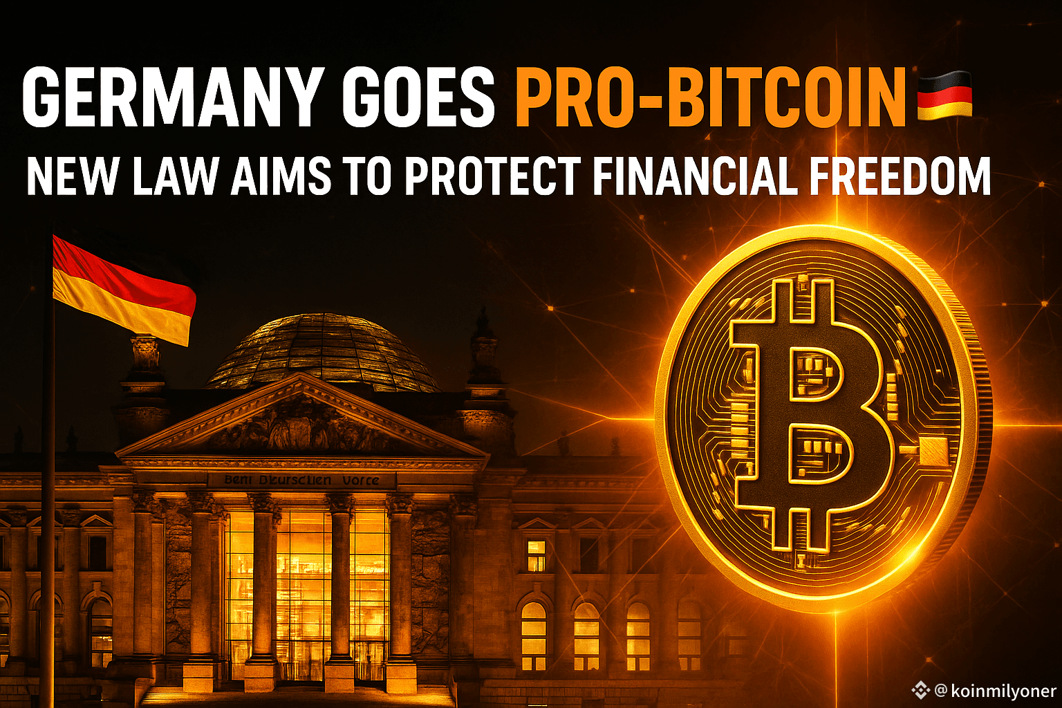 Germany Goes Pro-Bitcoin 🇩🇪🟧 — New Law Aims to Protect | koinmilyoner ...