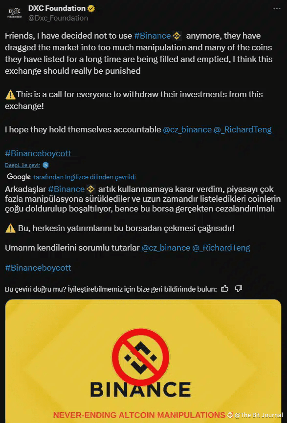 Binance Under Fire After Token Crash: ACT, LEVER and Others Plummet | The Bit Journal on Binance ...