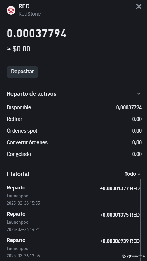 They are already giving out the Redstone launchpool rewards, | brunoz4e ...