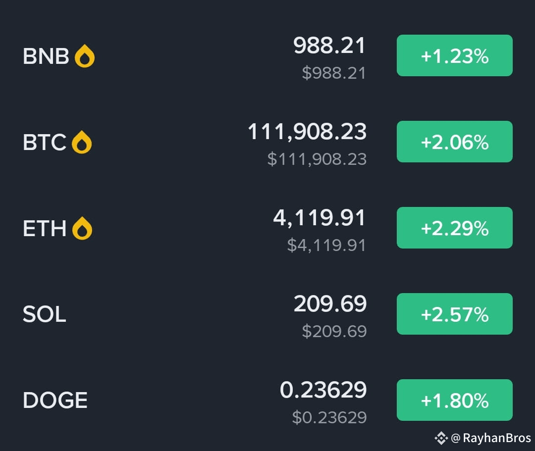 $BTC : 111k $ETH : 4100 $SOL : 210 Where are you all? | RayhanBros on ...