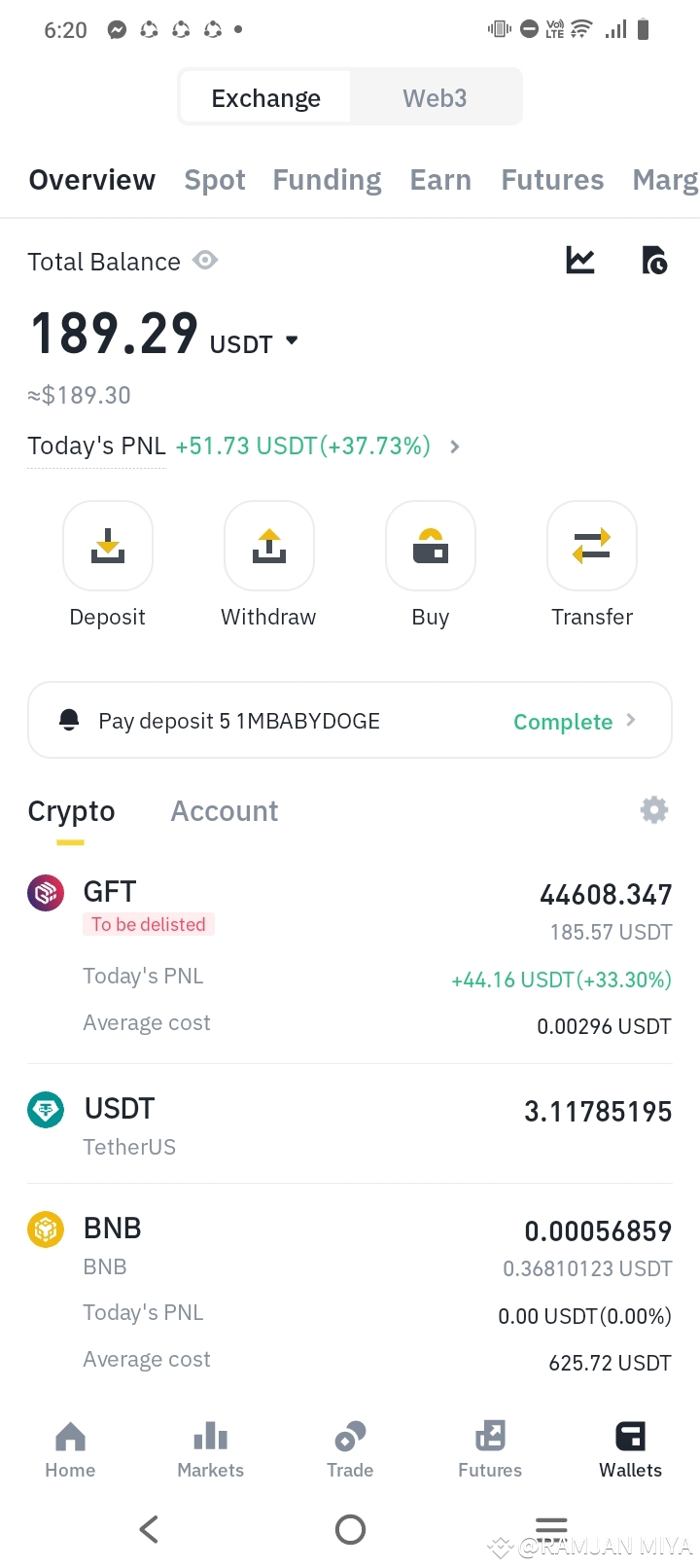 fast invest GFT usdt this is very good opportunity to be mil | RAMJAN ...