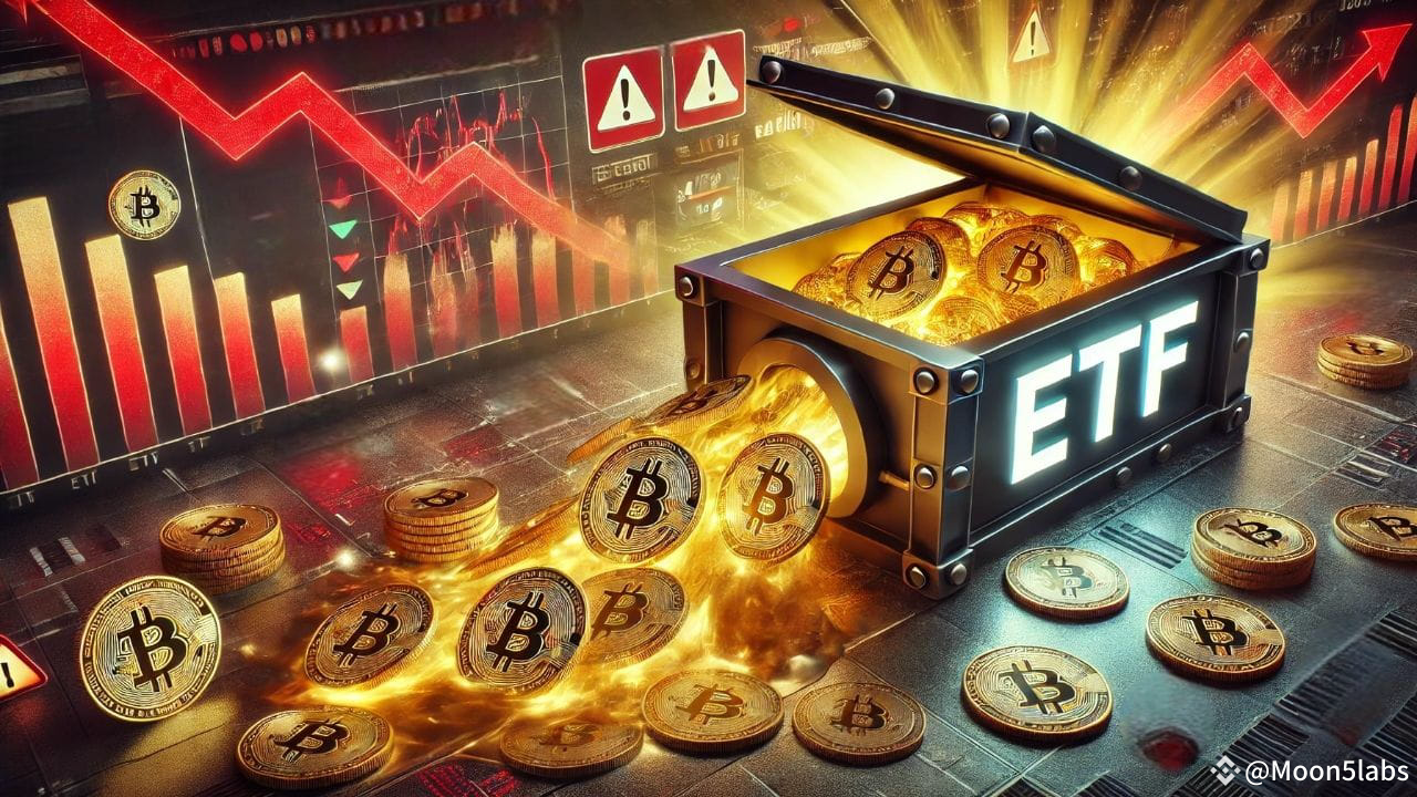 Bitcoin ETFs Continue to See Outflows as BTC Remains Below $93,000 | Moon5labs on Binance Square