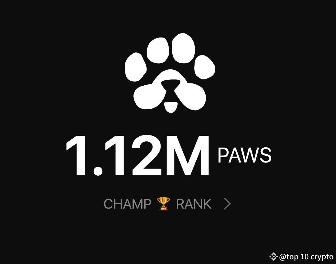 $PAWS Airdrop is coming… | top 10 crypto on Binance Square