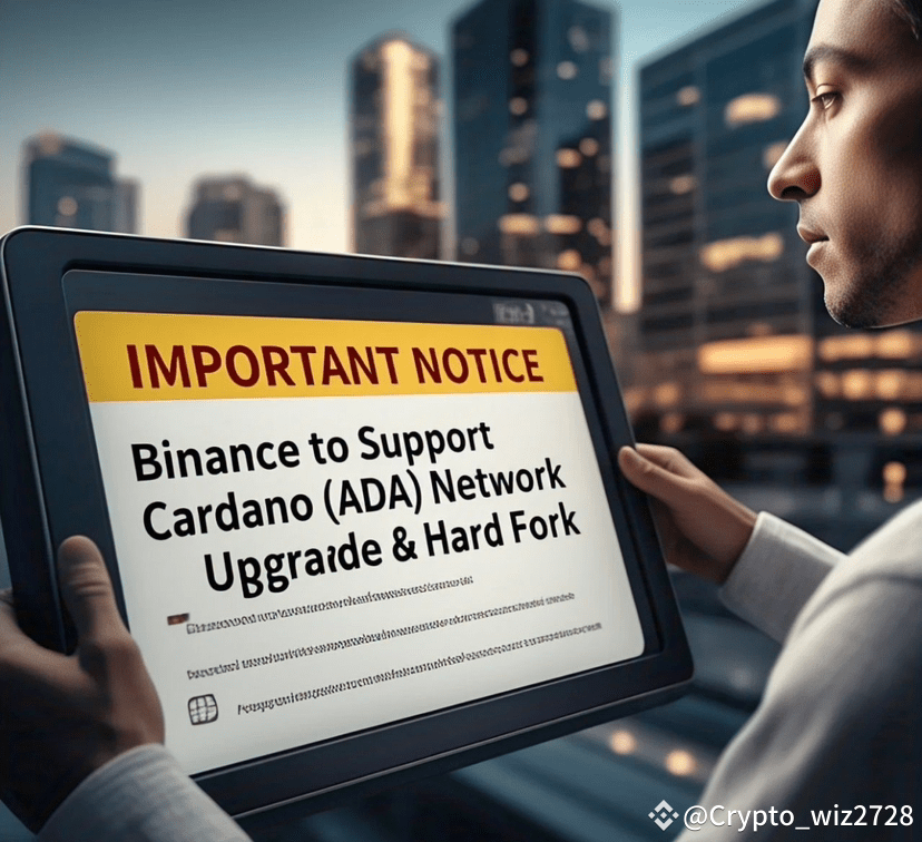 IMPORTANT NOTICE Binance to Support Cardano (ADA) Network U | Crypto ...