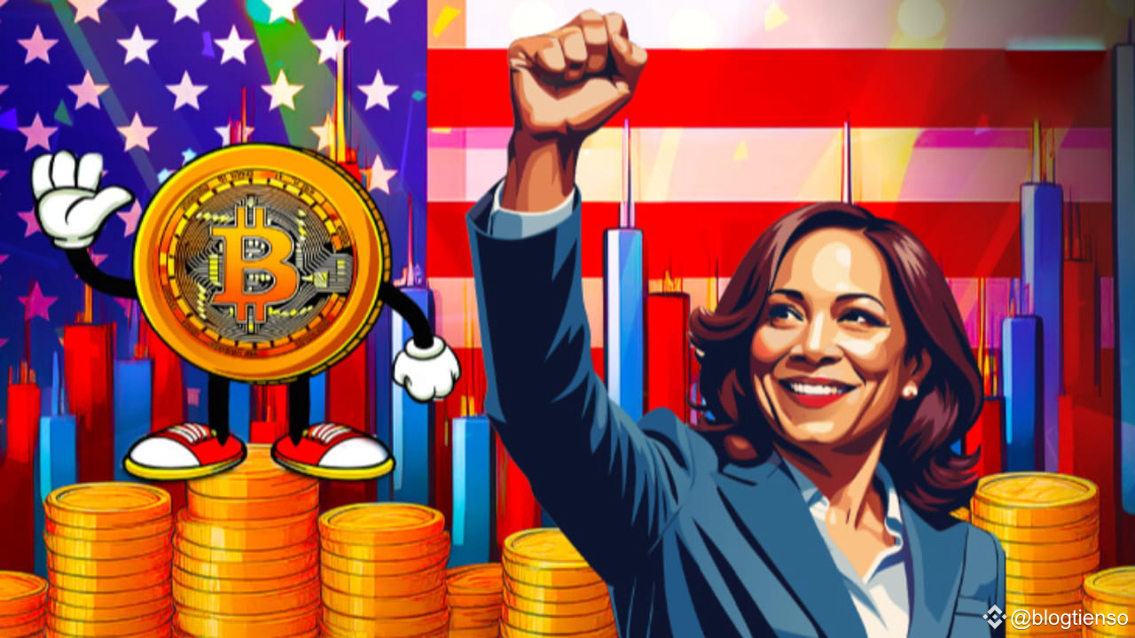 Harris’ Crypto Boost Pushes Bitcoin to $66,000 | blogtienso on Binance ...