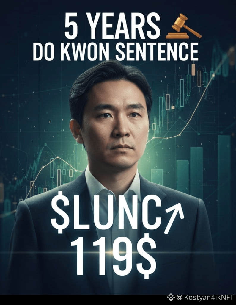 $LUNC Do Kwon 5 years for example and 119$ will be restored ...
