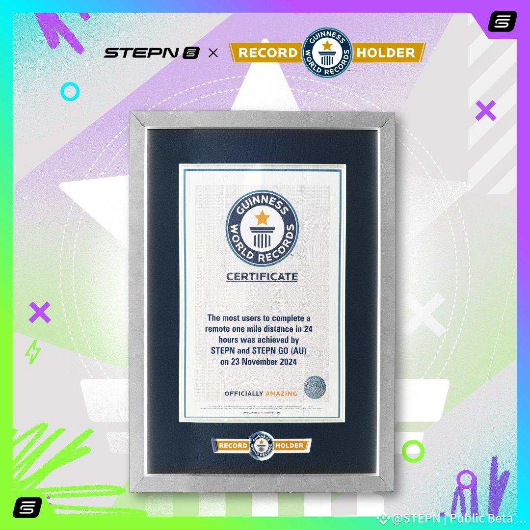 This GUINNESS WORLD RECORDS belongs to YOU! 🫵 On November | STEPN ...