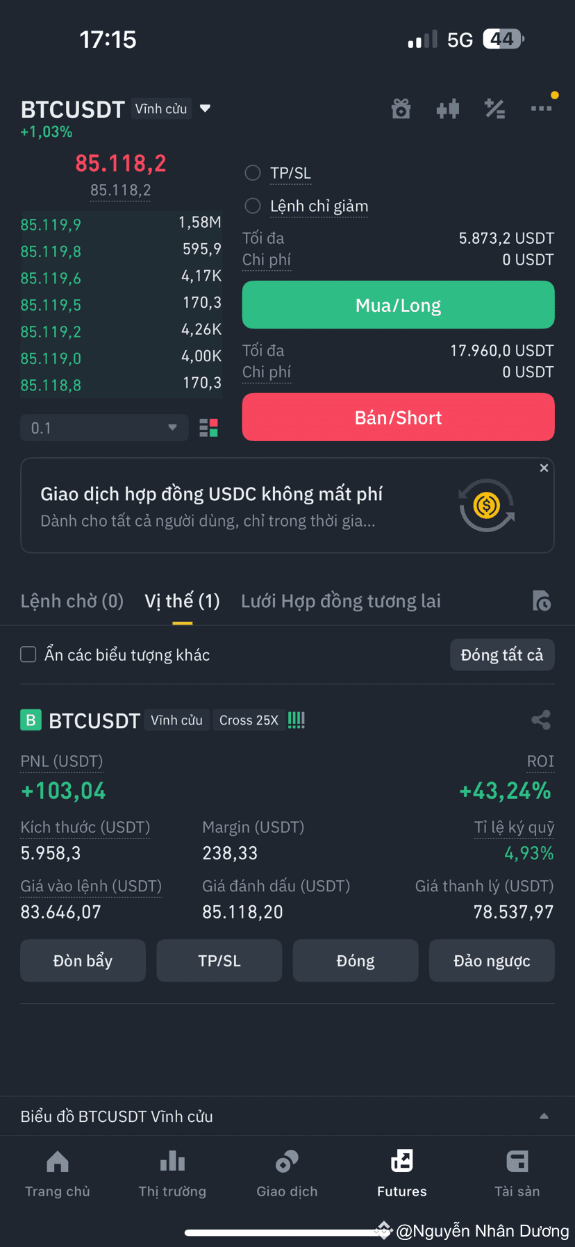 $BTC should I close it, guys. It's been up and down for a f | ND Lucky on Binance Square