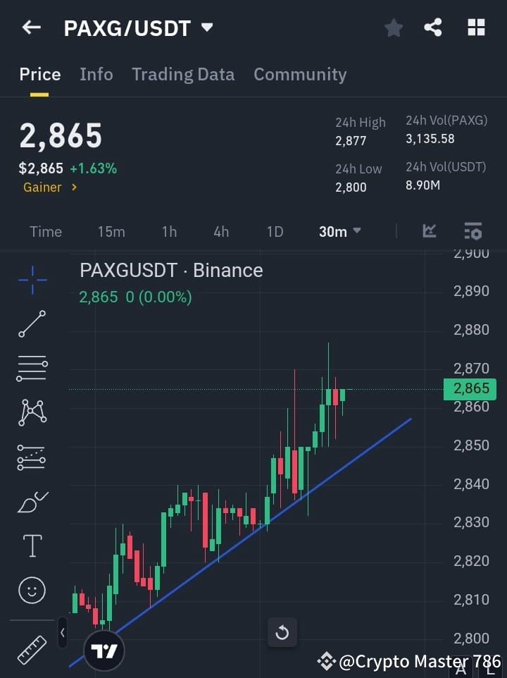 $PAXG /USDT Bull Run Alert! 🔥💯 Current Price: $2,865 Key | Crypto Master 786 on Binance Square