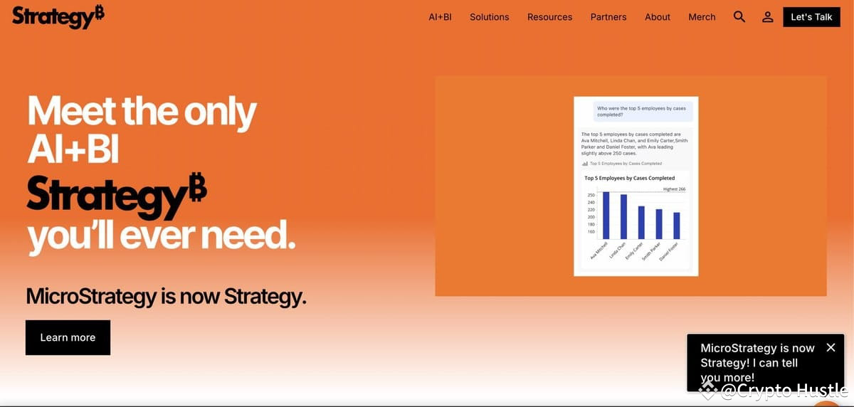 JUST IN: Michael Saylor's MicroStrategy changes its name to | Crypto ...