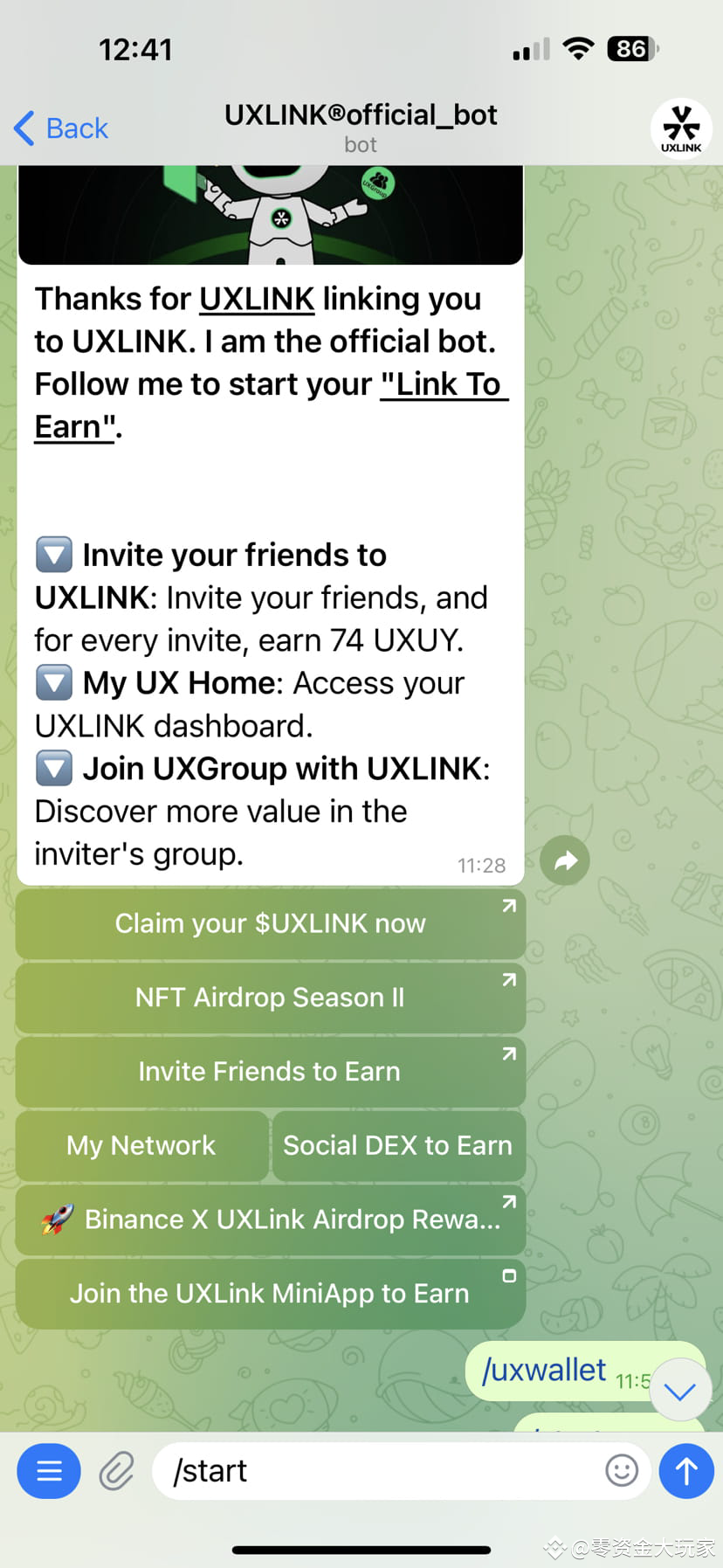Remember to participate in the UXLINK airdrop in the second | 零资金大玩家 on Binance Square