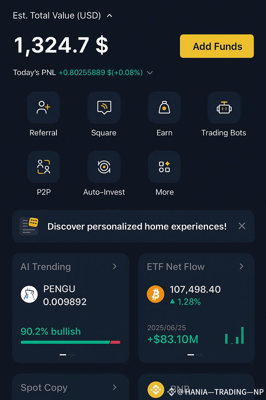I turned $600 into $1,300 in just three days! If I can achie | HANIA—TRADING—NP on Binance Square