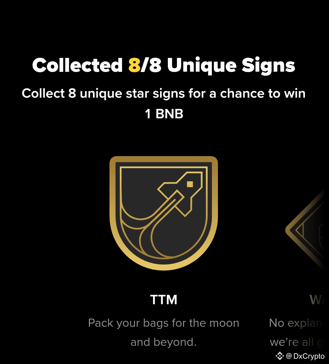 $BNB 👉 Click here for Collect your Signs ☢️ | DxCrypto on Binance Square