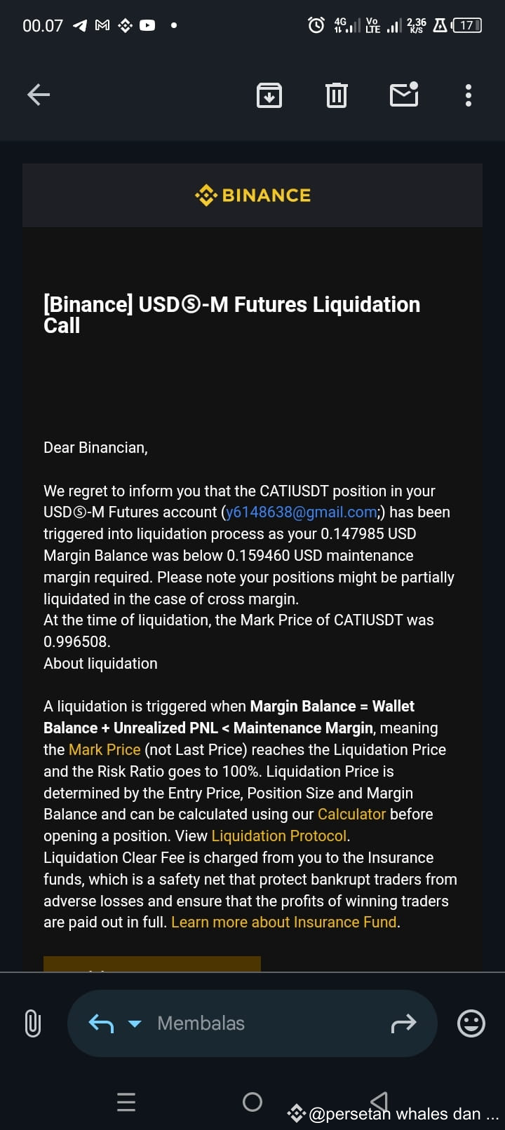 $BTC $ETH $BNB For beginner traders, use SL when trading, be | persetan whales dan manipulator ...